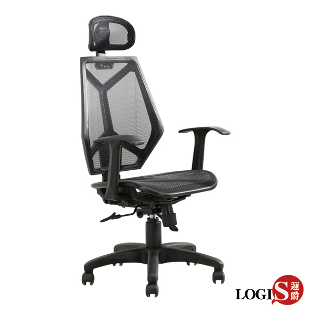 DIY-1029A 幾合學六邊型工學背全網椅 辦公椅 電腦椅 事務椅 | LOGIS邏爵家具